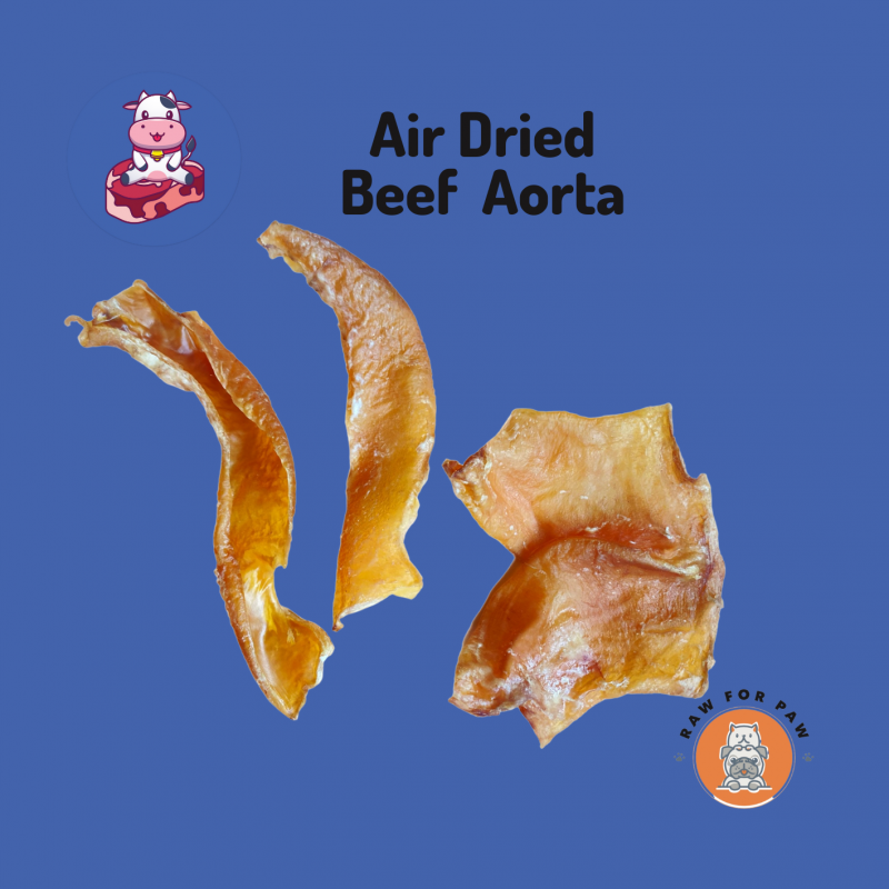 Air Dried Beef Aorta Chips 50g