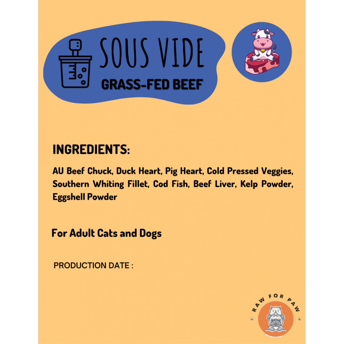 Sous Vide Meals - For Dogs